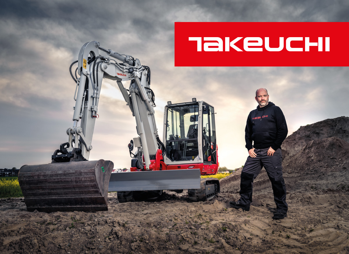 Takeuchi | Positionering & communicatiemiddelen | Beeldvang Merkatelier